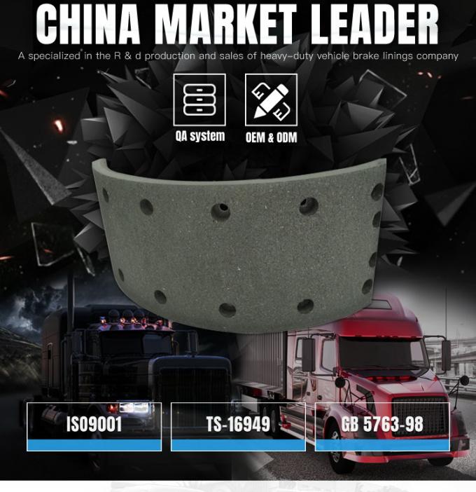 Heavy Truck brake Drum Lining 4515, 4515E, 4515H, 4551 Brake Lining ...