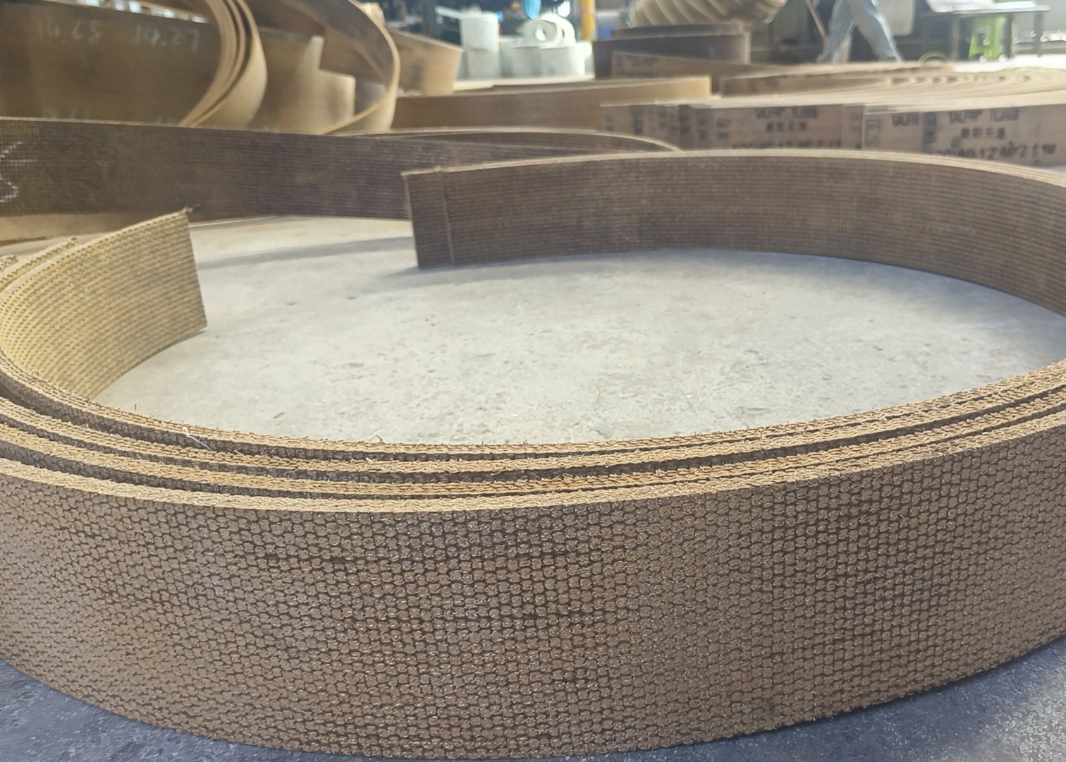 Winch Brake Lining Oil Resistance Industrial Brake Lining Friction ...